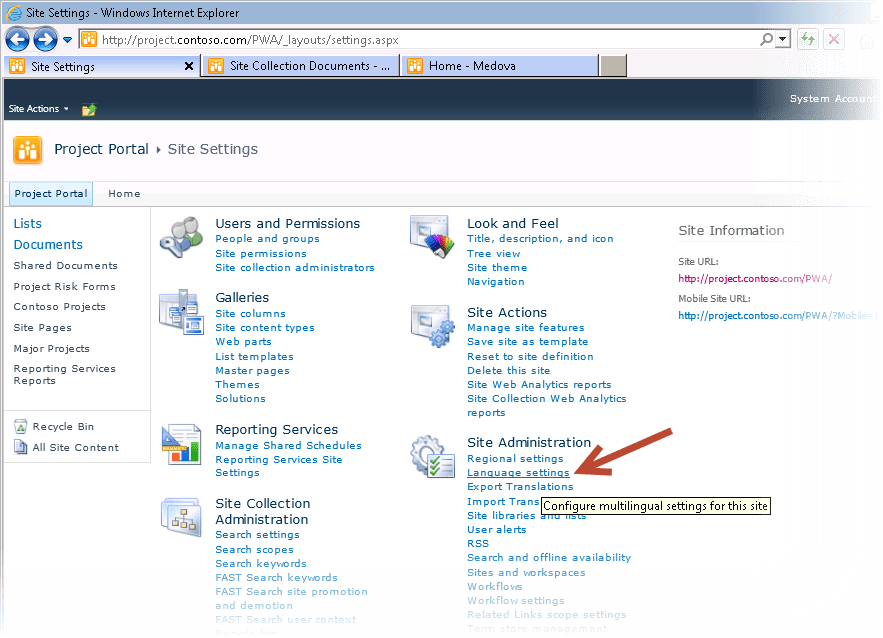 Project Server 2007 Vs 2010