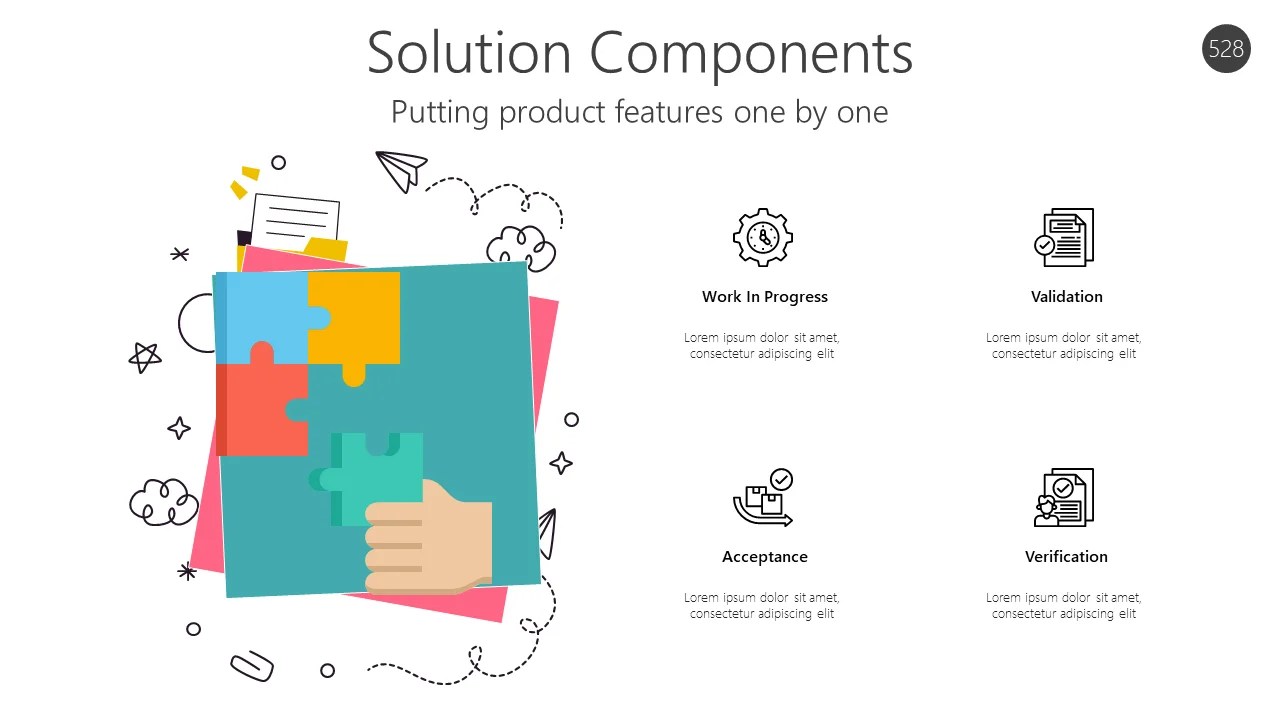 Solution Components PowerPoint Template Free Download