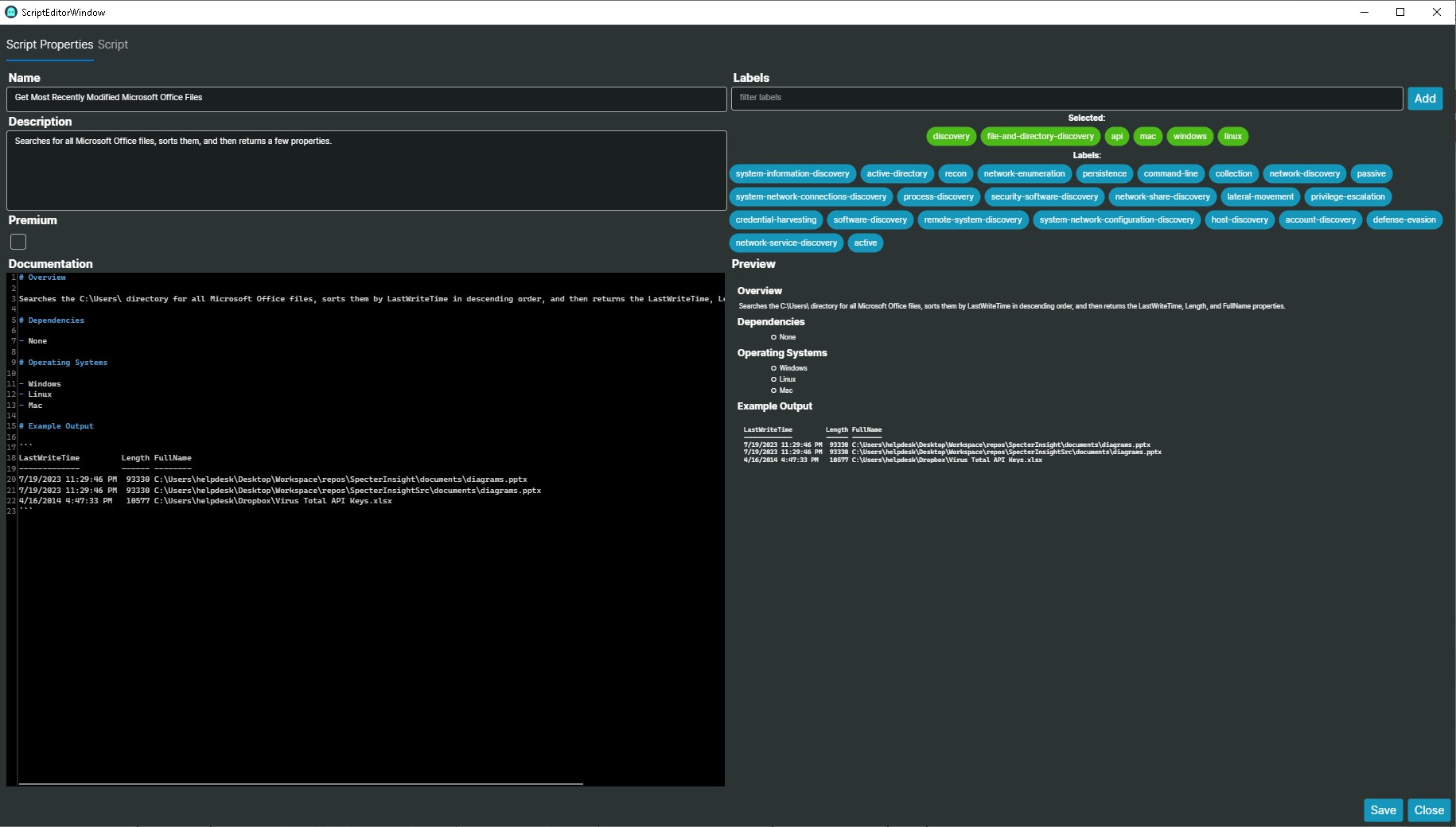 08. Writing Custom SpecterScipts – Practical Security Analytics LLC