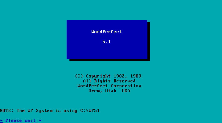 Just for Fun – How to Use WordPerfect DOS