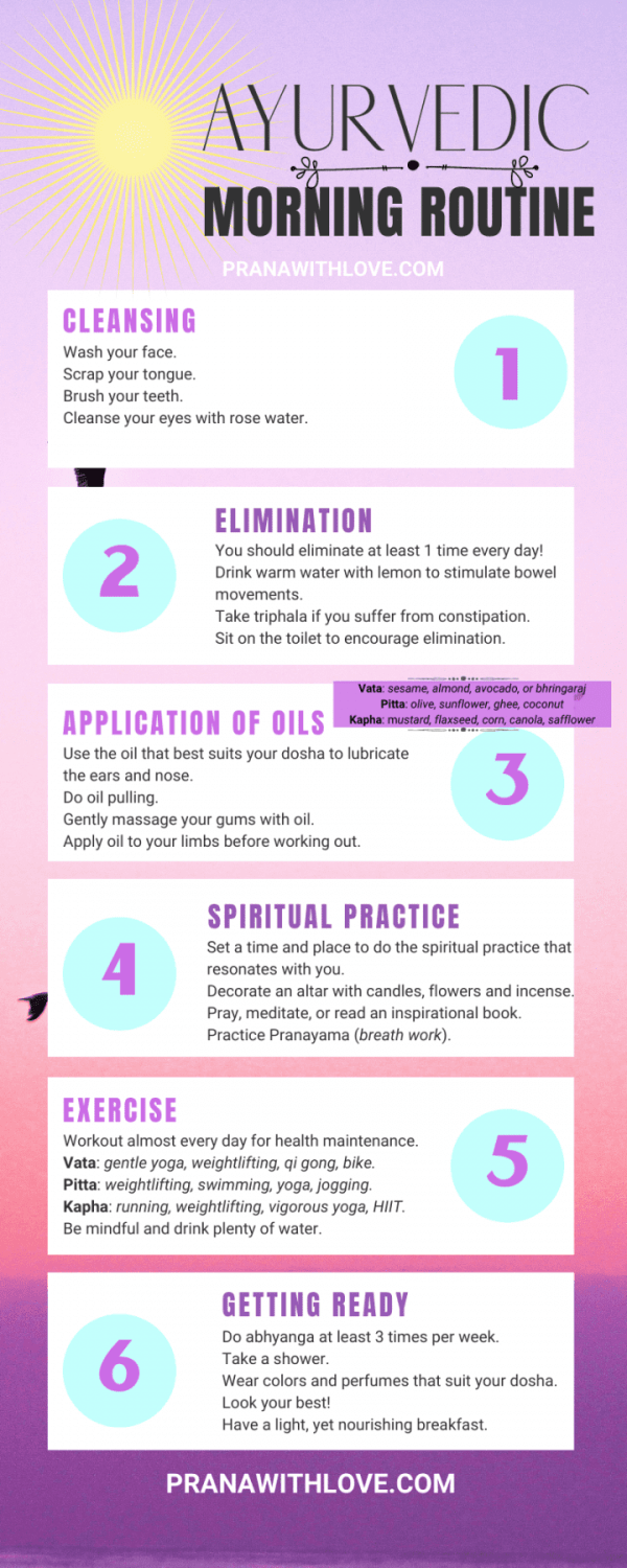 Ayurvedic Morning Routine: 6-Steps for a Great Day – |Prana