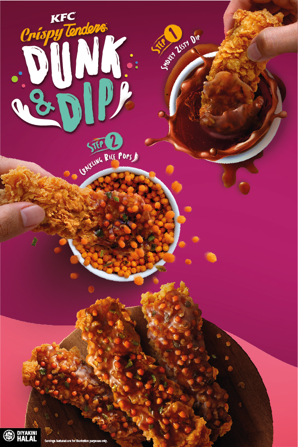 Menu Baharu KFC ‘Dunk & Dip’, Nikmati Dengan Cara Berbeza - PREBIU.com