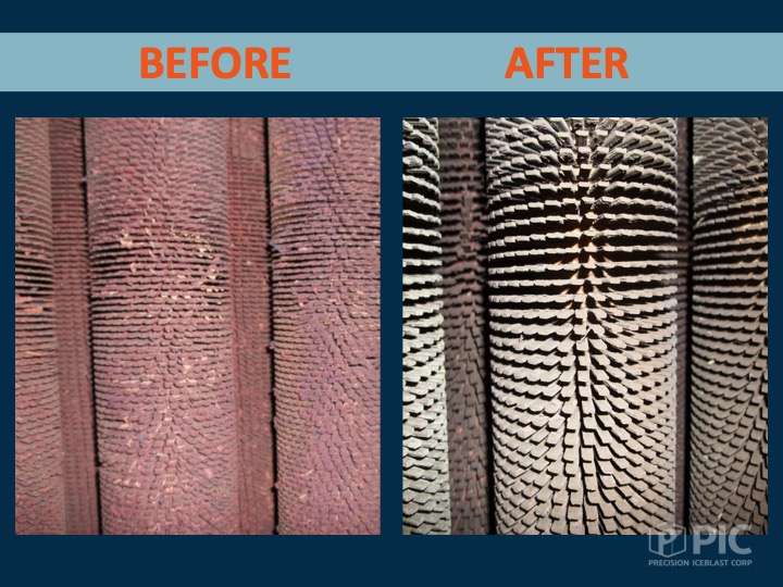 Dry Ice Blasting Before & After | Precision Iceblast | Blasting Photos