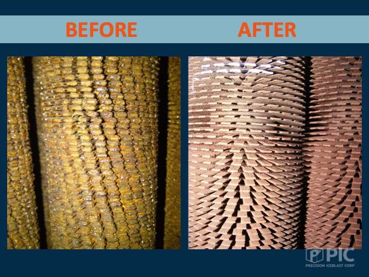 Dry Ice Blasting Before & After | Precision Iceblast | Blasting Photos