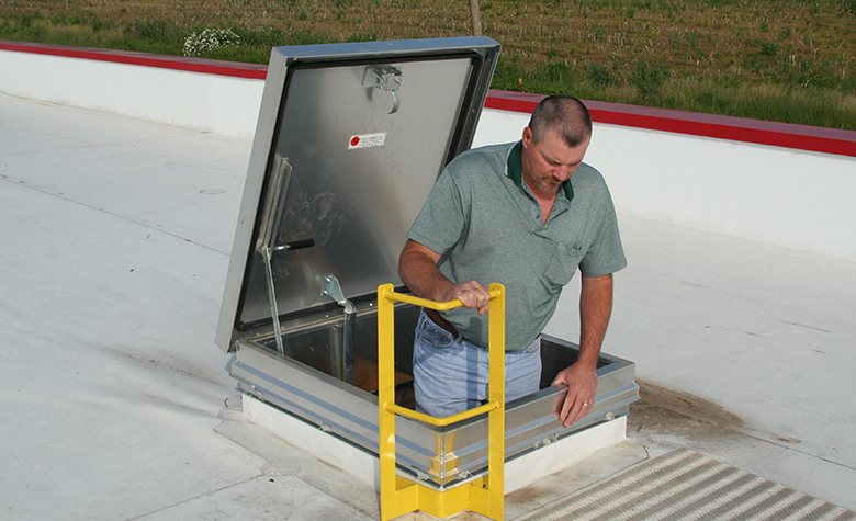 Aluminum Guard Rail Systems - Precision Ladders
