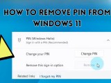 How To Remove Pin From Windows 11 Step By Step Guide