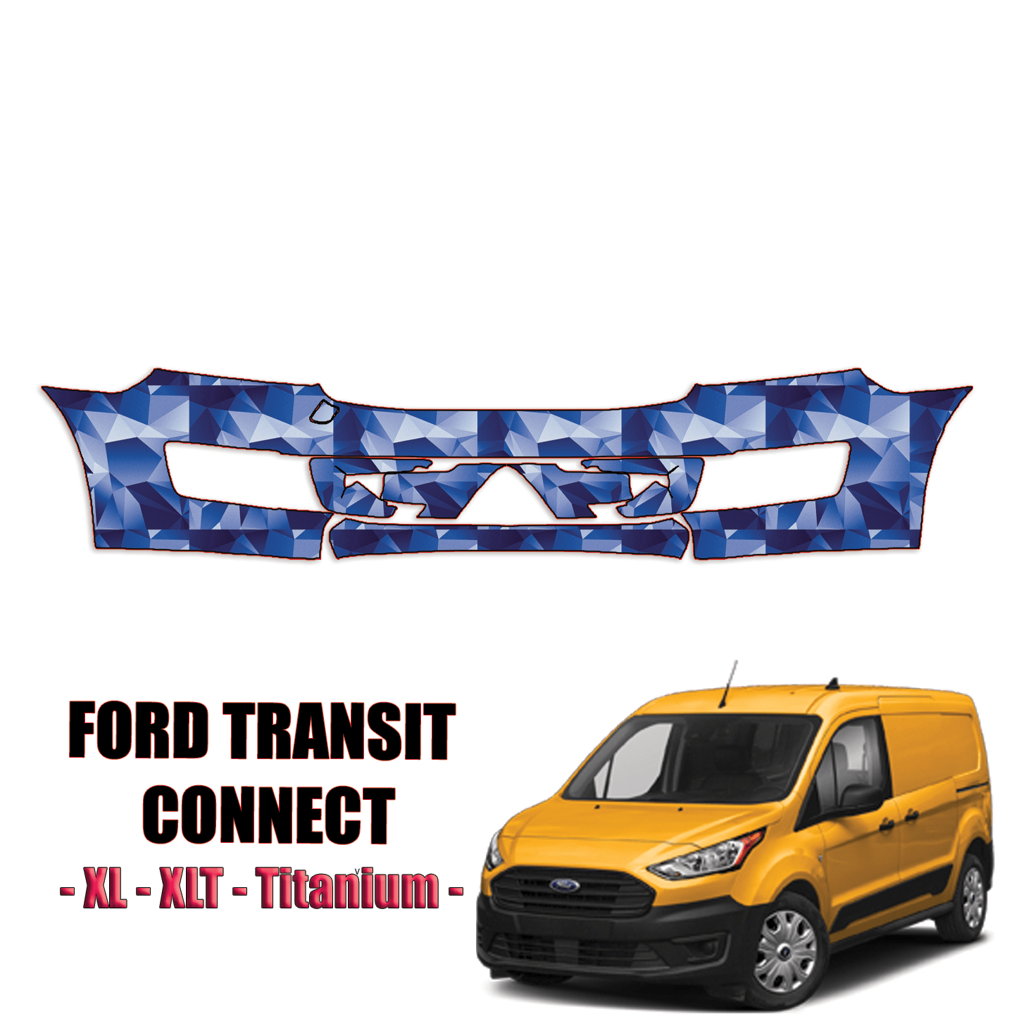 2019-2023 Ford Transit Connect - XL, XLT, Titanium Precut Paint ...