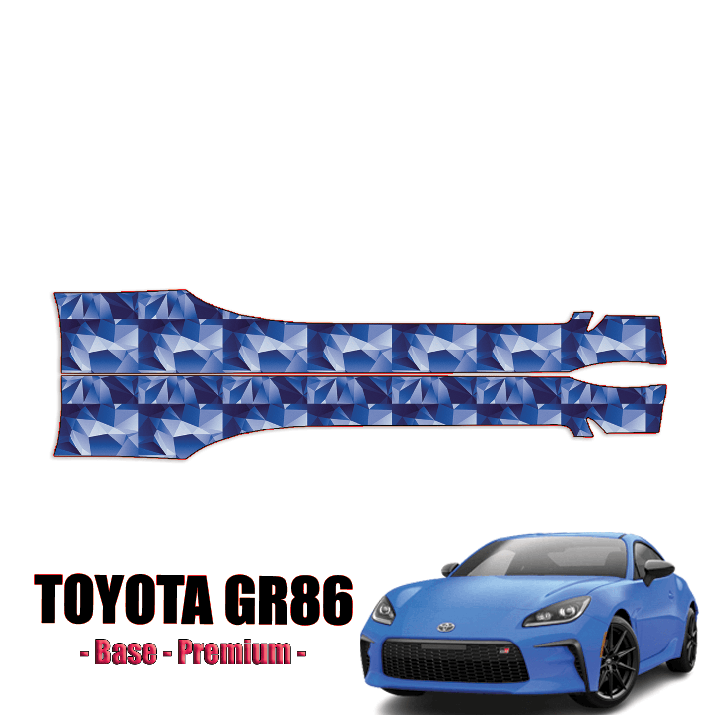2022-2023 Toyota GR86 - Base, Premium Precut Paint Protection Kit ...