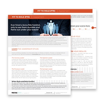 Fit to Role Assesssment