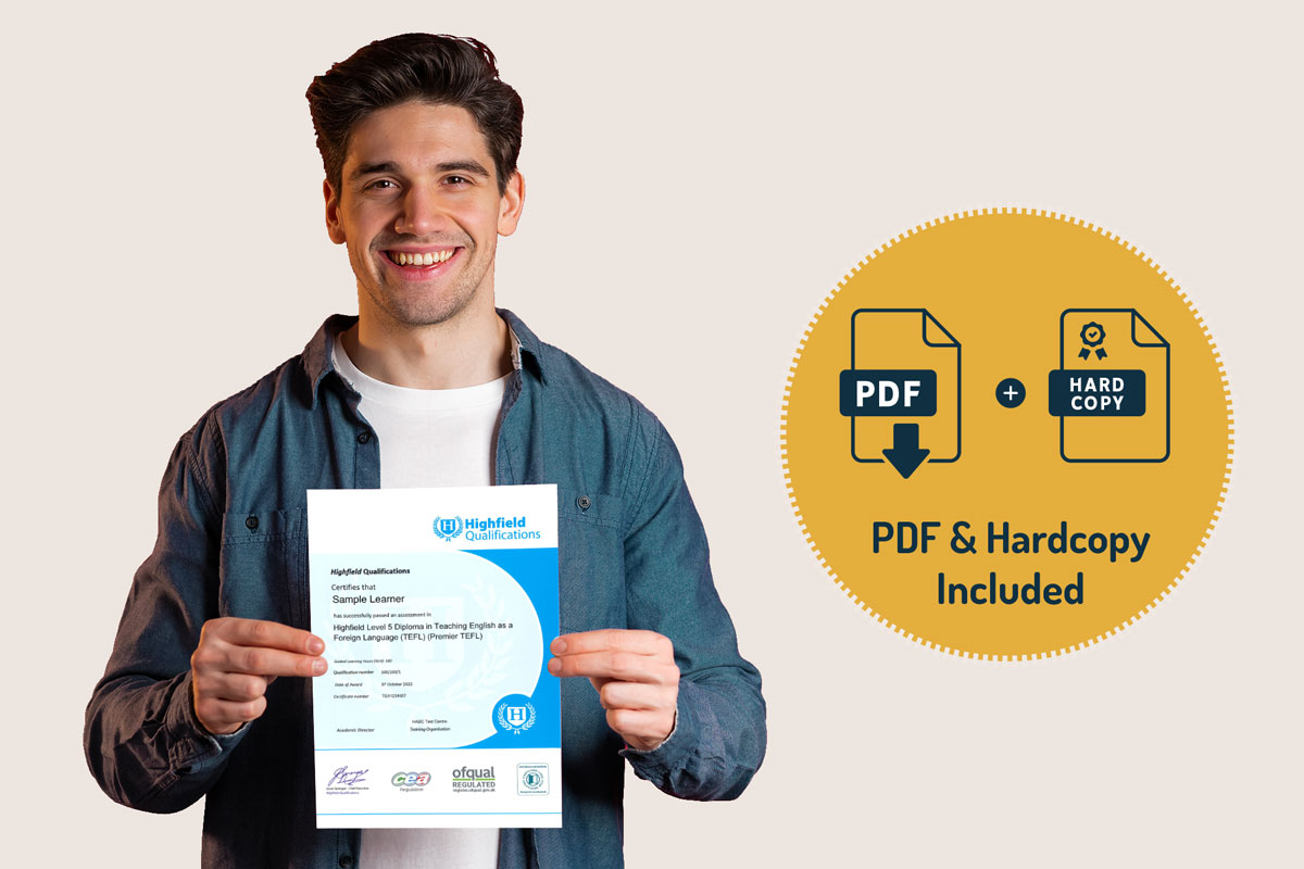 180 Hour Ofqual Regulated Level 5 TEFL Course by Premier TEFL | Premier ...