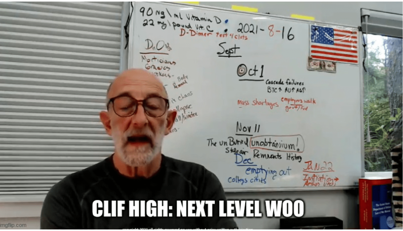 Clif HIgh: Next Level Woo — Prepare For Change – Higher Density Blog