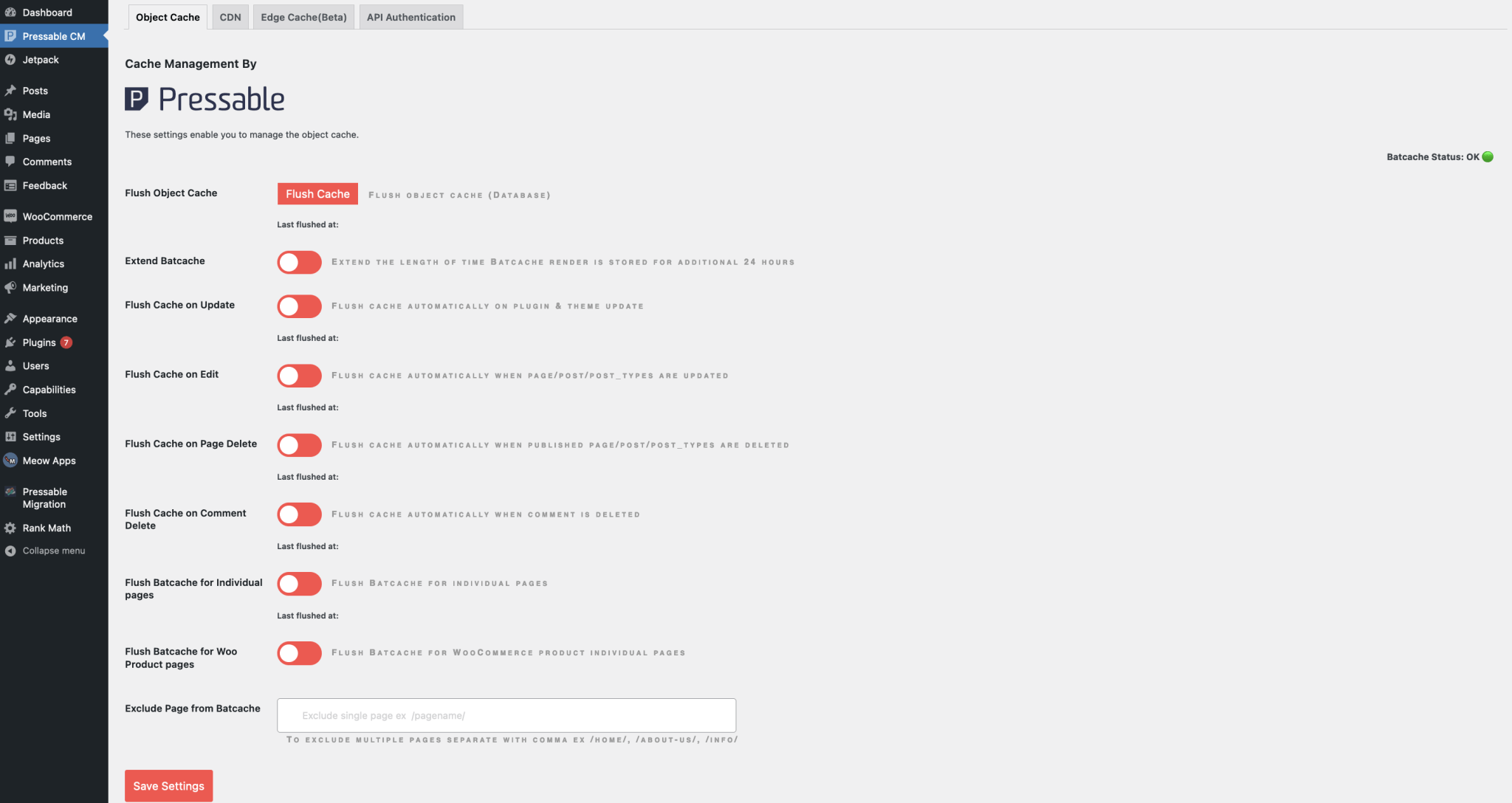 The Pressable Cache Management Plugin | Pressable