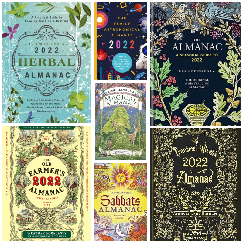 Almanacs For 2022 - From Gardening To The Moon - PrettyCore