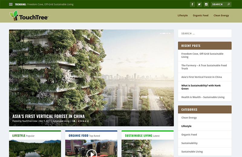 TouchTree - Prevailing Path