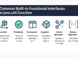 Common Built In Functional Interfaces In Java Util Function A