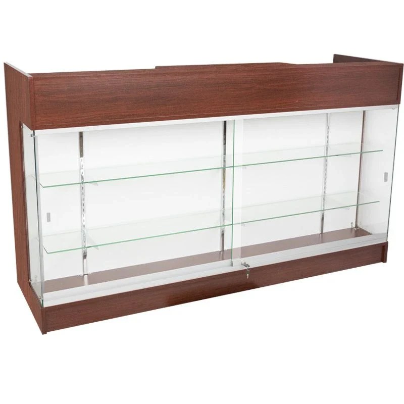 Glass Display Case Ledge Top Counter Store Fixtures Display Cases