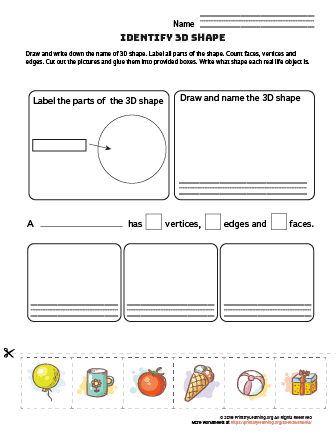 Sphere Worksheet | PrimaryLearning.Org