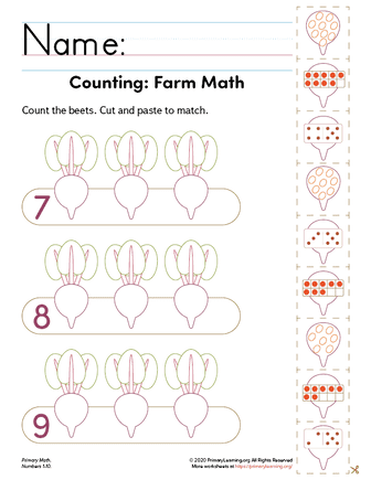 Farm Math Counting - Part 5 | PrimaryLearning.Org