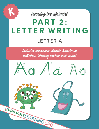 Learning to Write the Letter A | PrimaryLearning.Org