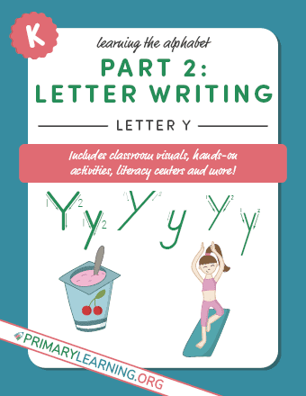 Learning to Write the Letter Y | PrimaryLearning.Org