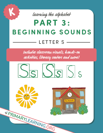 Letter S Flashcards | PrimaryLearning.org
