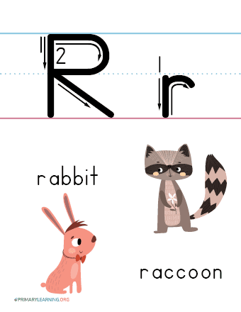 Letter R Printable Poster | PrimaryLearning.Org