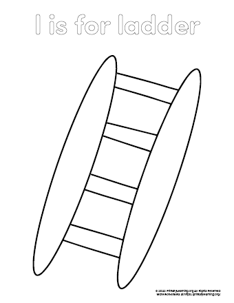Ladder Coloring Pages