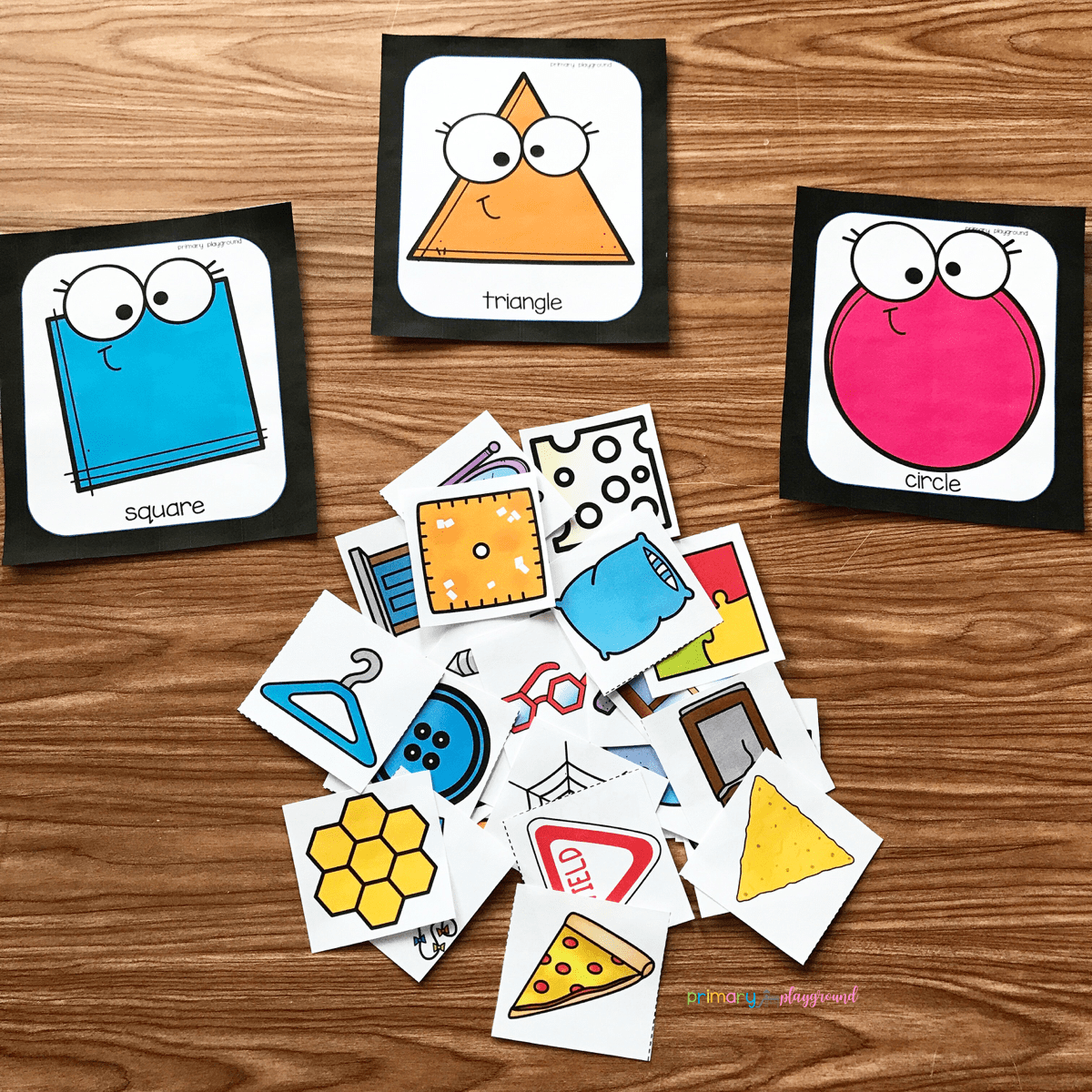 Free Printable 2D Shape Sort - Primary Playground