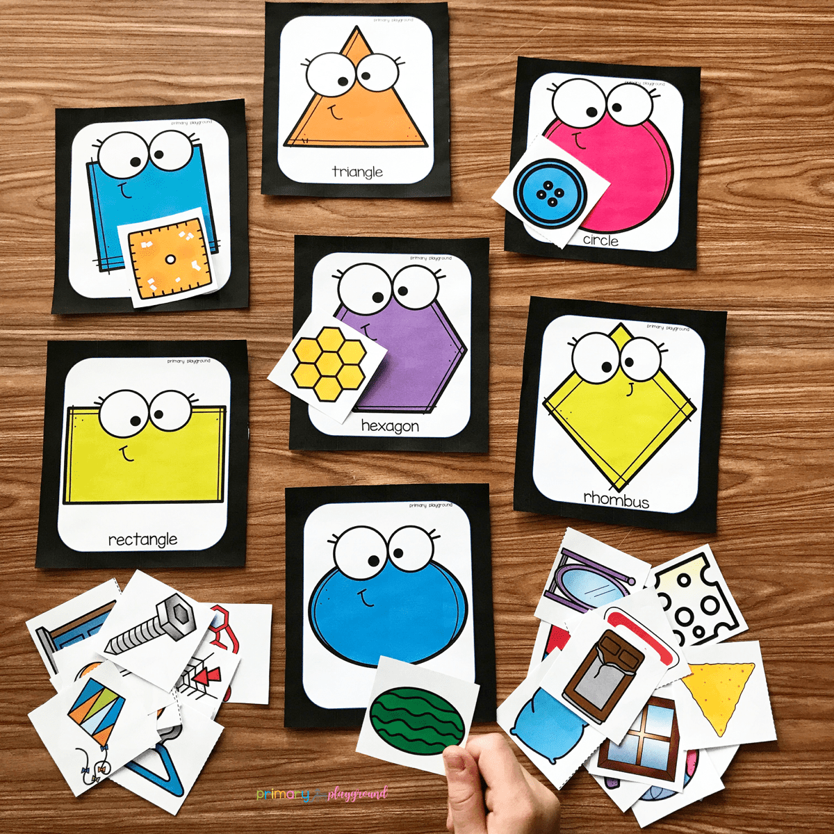 Free Printable 2D Shape Sort - Primary Playground