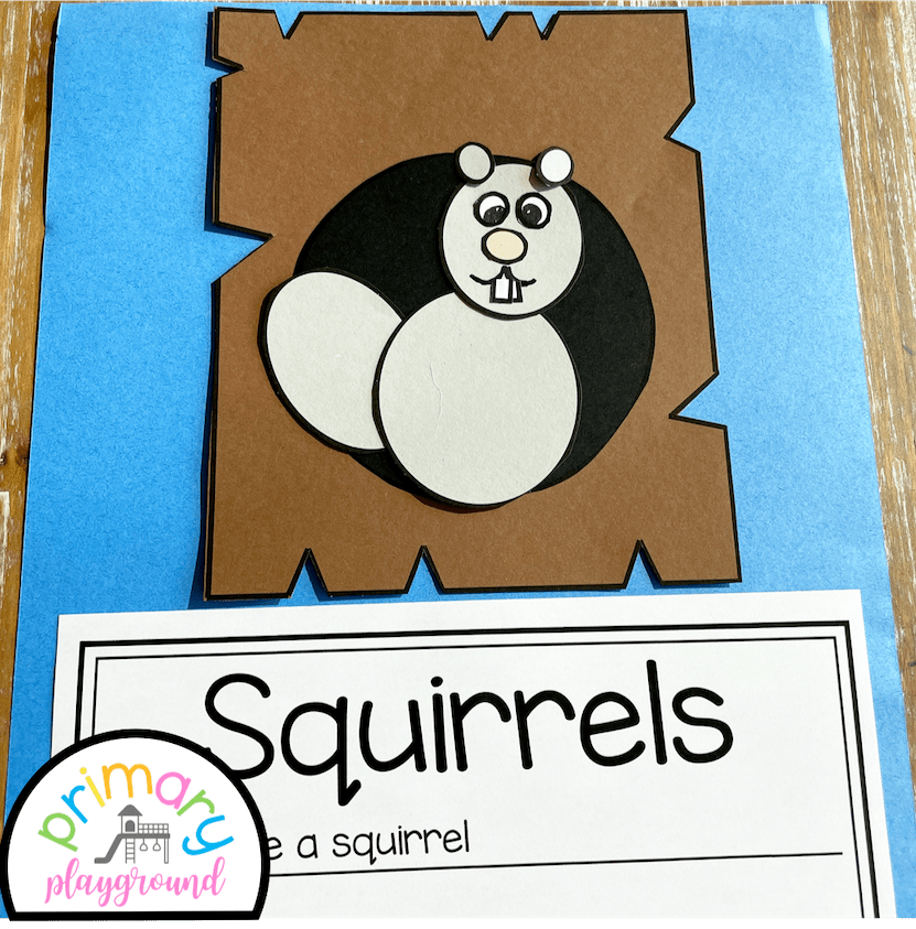 Squirrel Craft With Writing Prompts/Pages - Primary Playground