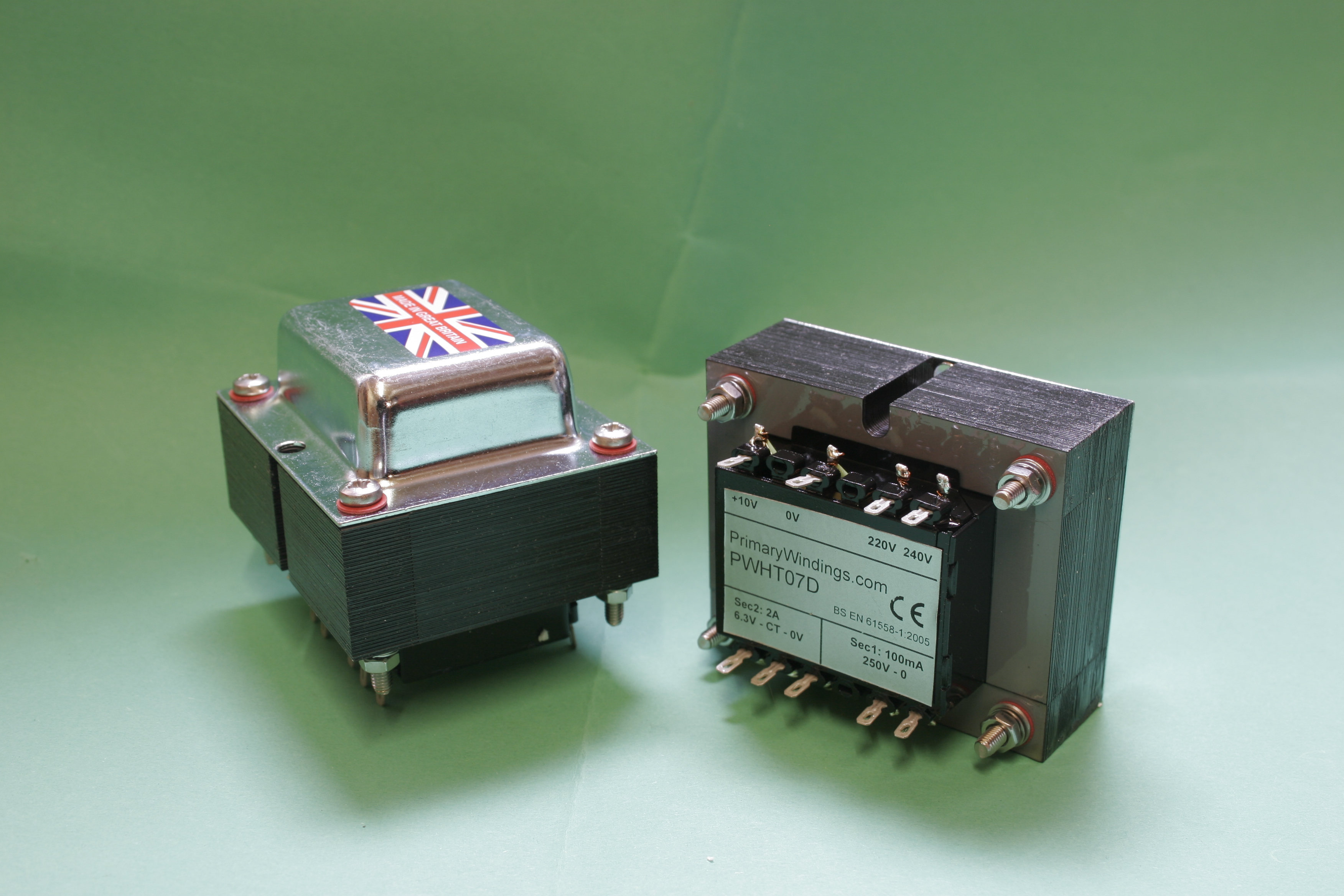 250V 100mA 6.3V 2A CT HT Valve transformer – Primary Windings