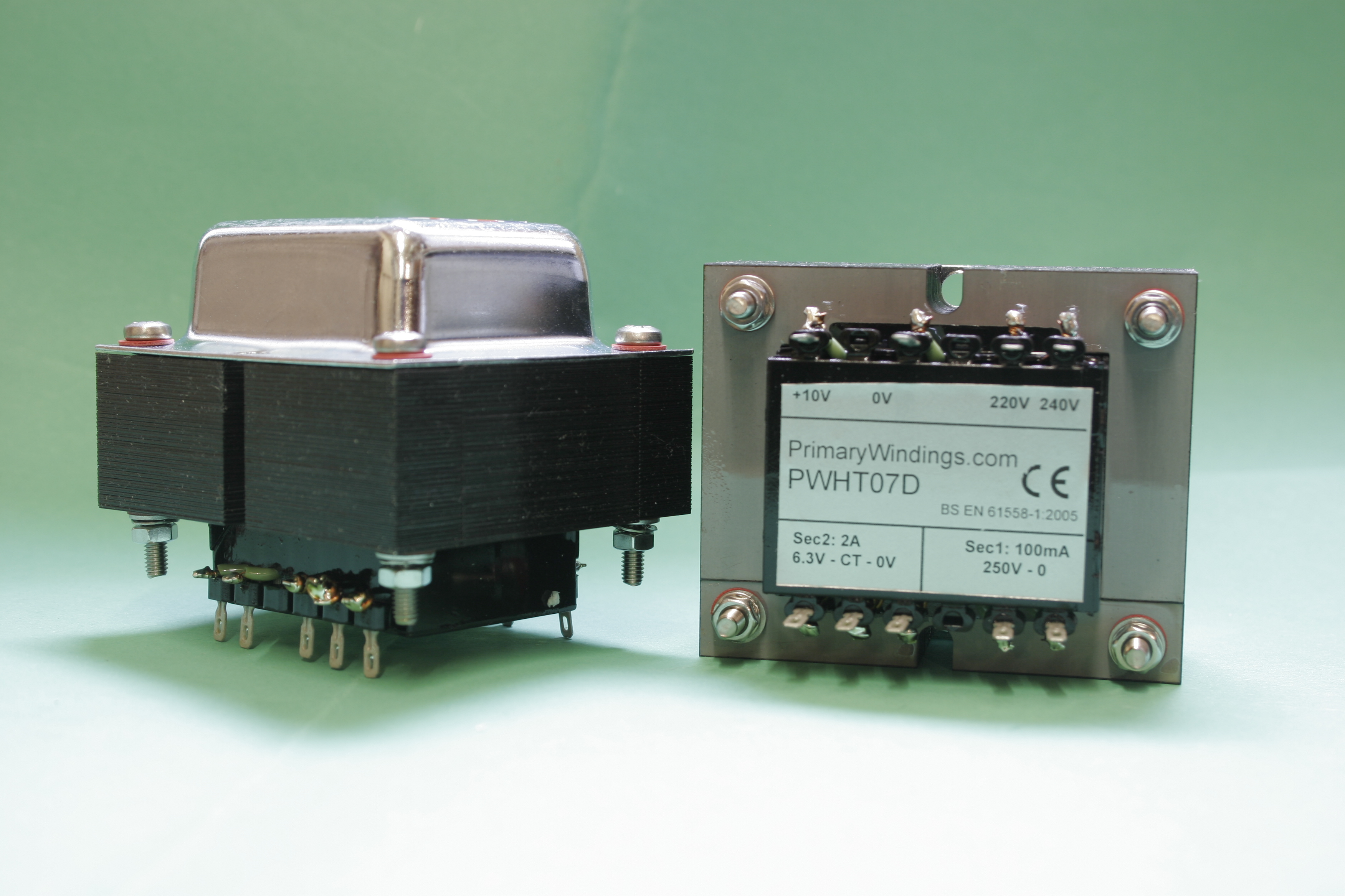 250V 100mA 6.3V 2A CT HT Valve transformer – Primary Windings