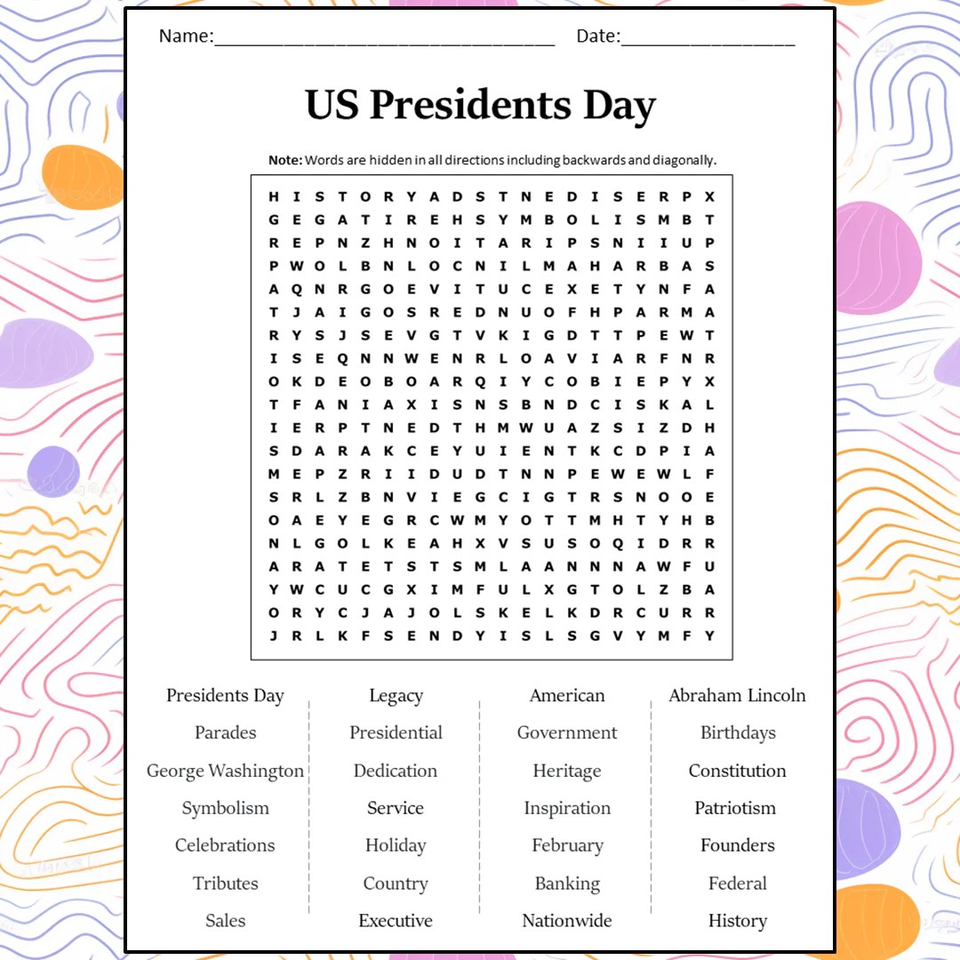 Us Presidents Worksheets Pdf Us Presidents Worksheets For Kids Who