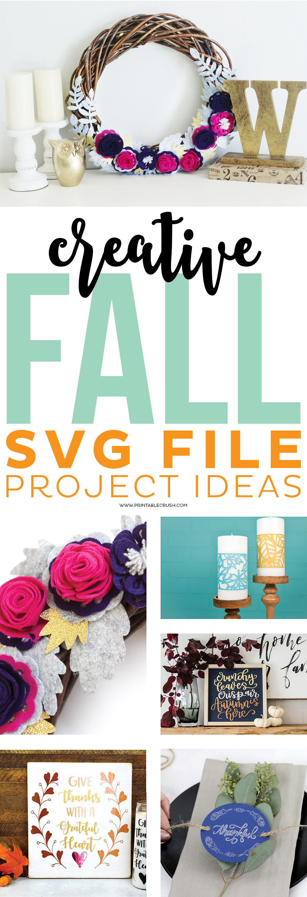 10 Fall SVG File Project Ideas - Printable Crush