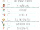 Printable Bedtime Routine Chart Images Free Download And Print For You