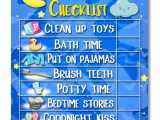 Printable Bedtime Routine Chart Basic Free Free Download And Print