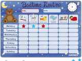 Printable Bedtime Routine Chart Printablelib