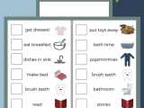 Printable Bedtime Routine Chart Free Images Free Download And Print