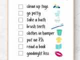 Printable Normal Bedtime Routine Chart Free Download And Print For You