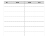 Free Printable Sign Up And Sign In Sheet Pdf Templates