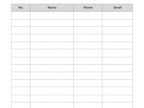 Free Printable Sign Up And Sign In Sheet Pdf Templates