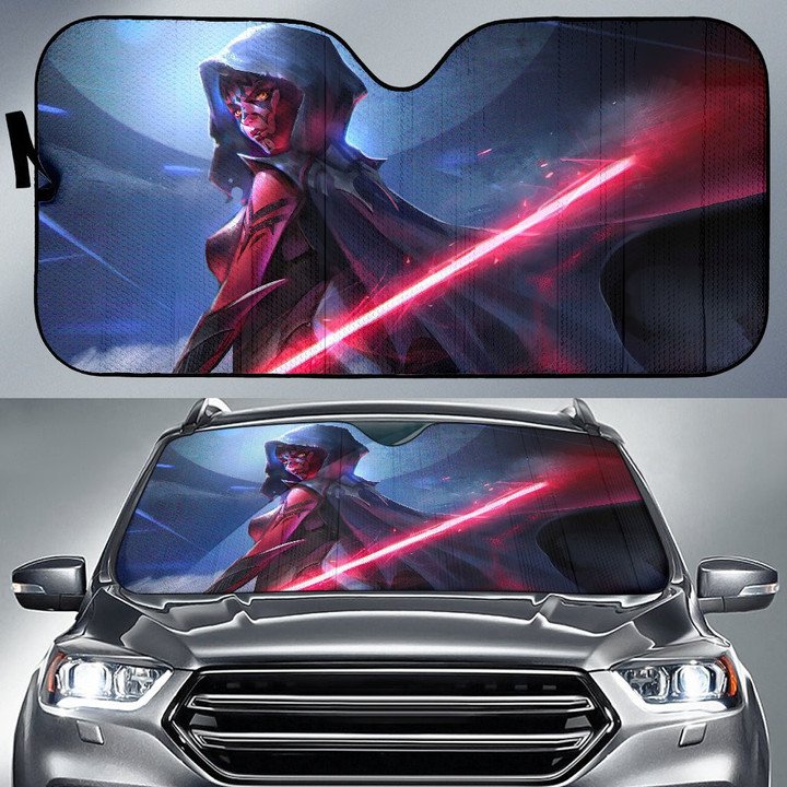 Buy Darth Maul Star Wars Lightsaber Car Auto Sun Shade Online | Free ...