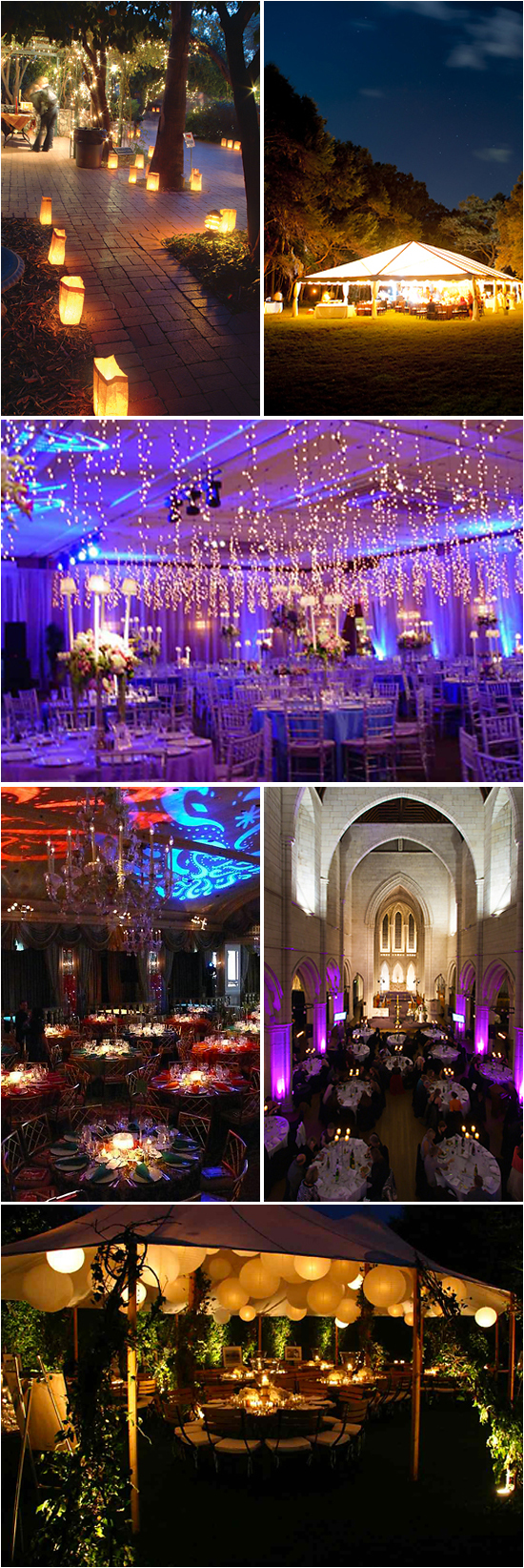 Light up Your Wedding Reception