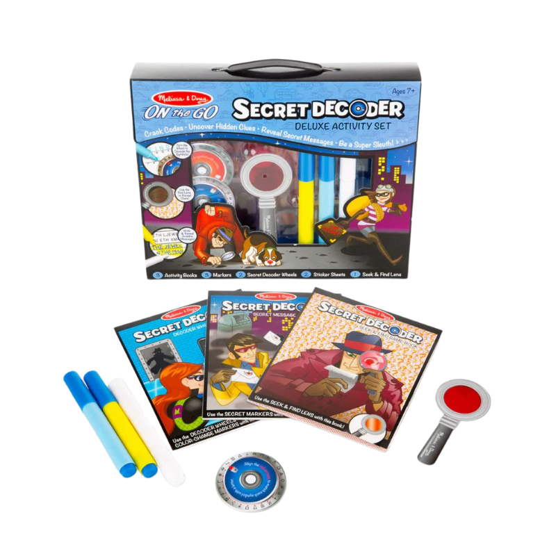 M&D Secret Decoder Sets – Secret Decoder Deluxe Activity Set – Procure Plus