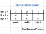 Box Stacking Problem Prodevelopertutorial