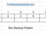 Box Stacking Problem Prodevelopertutorial