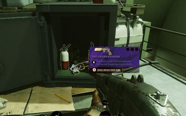 Deathloop How To Get Rare Gun "FourPounder" & Find The Crank Wheel