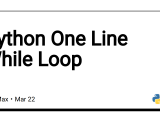 Python One Line While Loop Prodsens Live