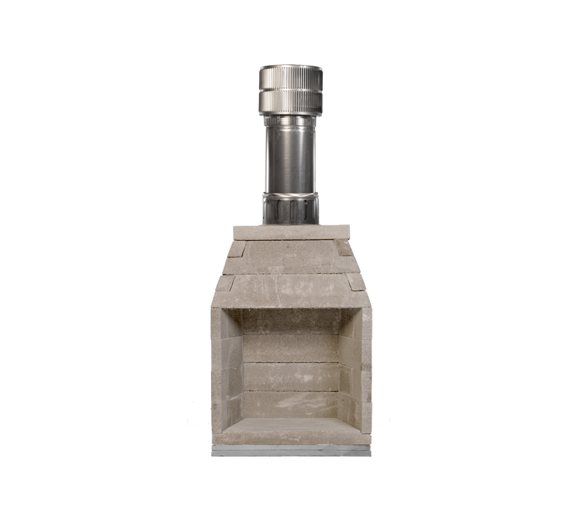 LiteRock Metal Chimney - Metro Brick & Stone Co. Products