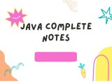 Java Complete Notes Pdf Connect 4 Programming